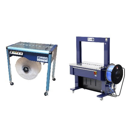 Omsnoeringsmachine kopen? Automatisch & Halfautomatisch – G&F Verpakkingen